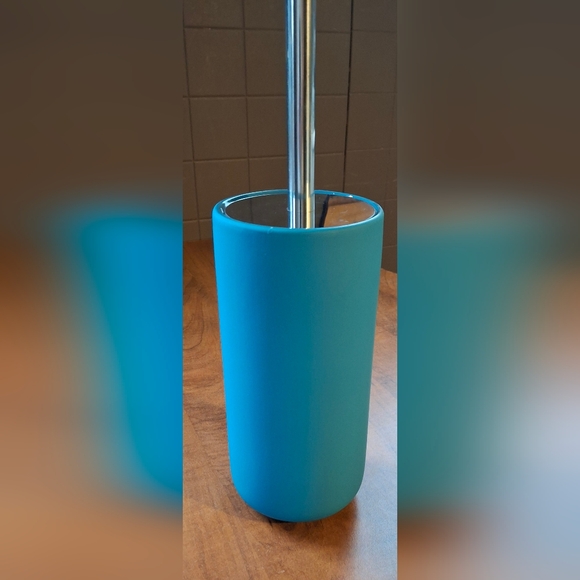 Moda | Bath | Moda Blue Toilet Brush Holder | Poshmark